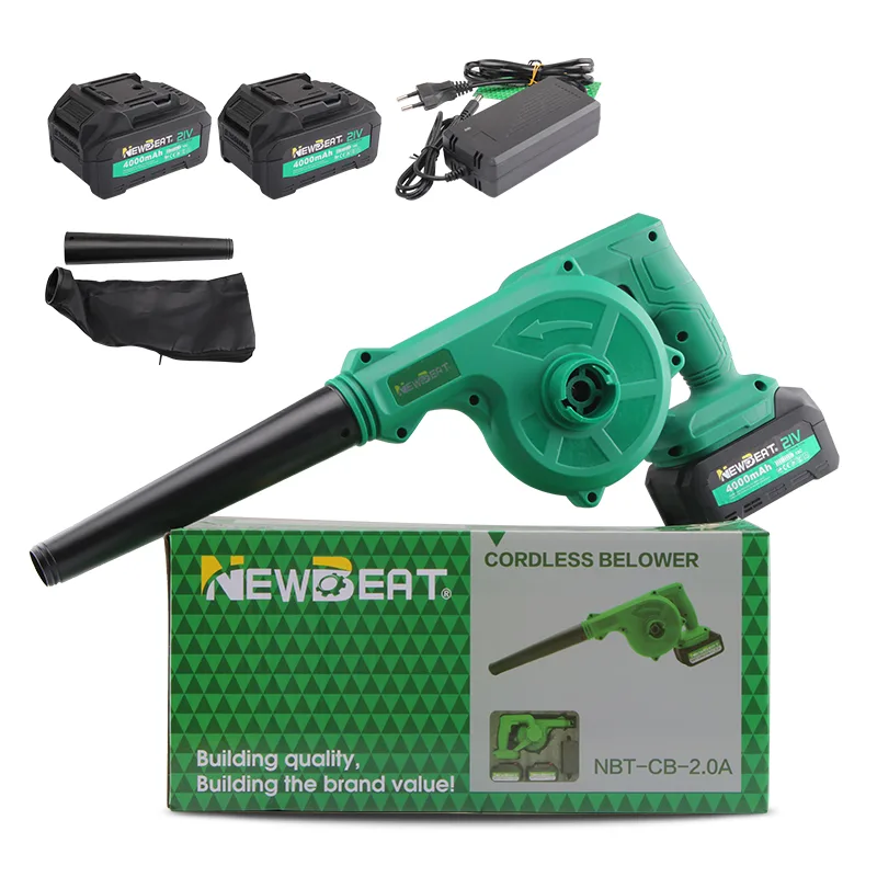 NewBeat Mini Hand Leaf Air Blower 21V Cordless Rechargeable Blower ...